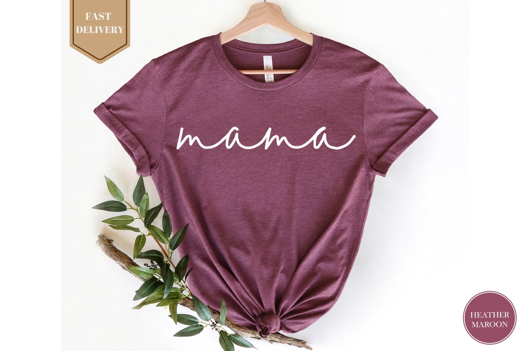 Mama T-shirt, Minimalist Mama Shirt, Mothers Day Shirt, Mother T-shirt ...