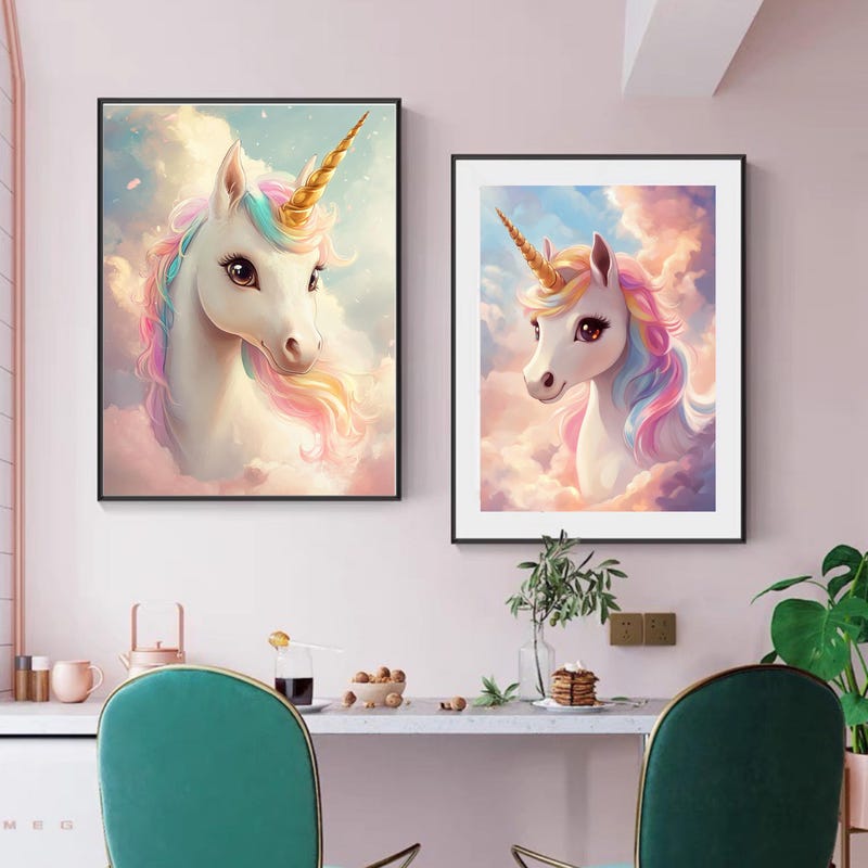 Unicorn Poster - Etsy