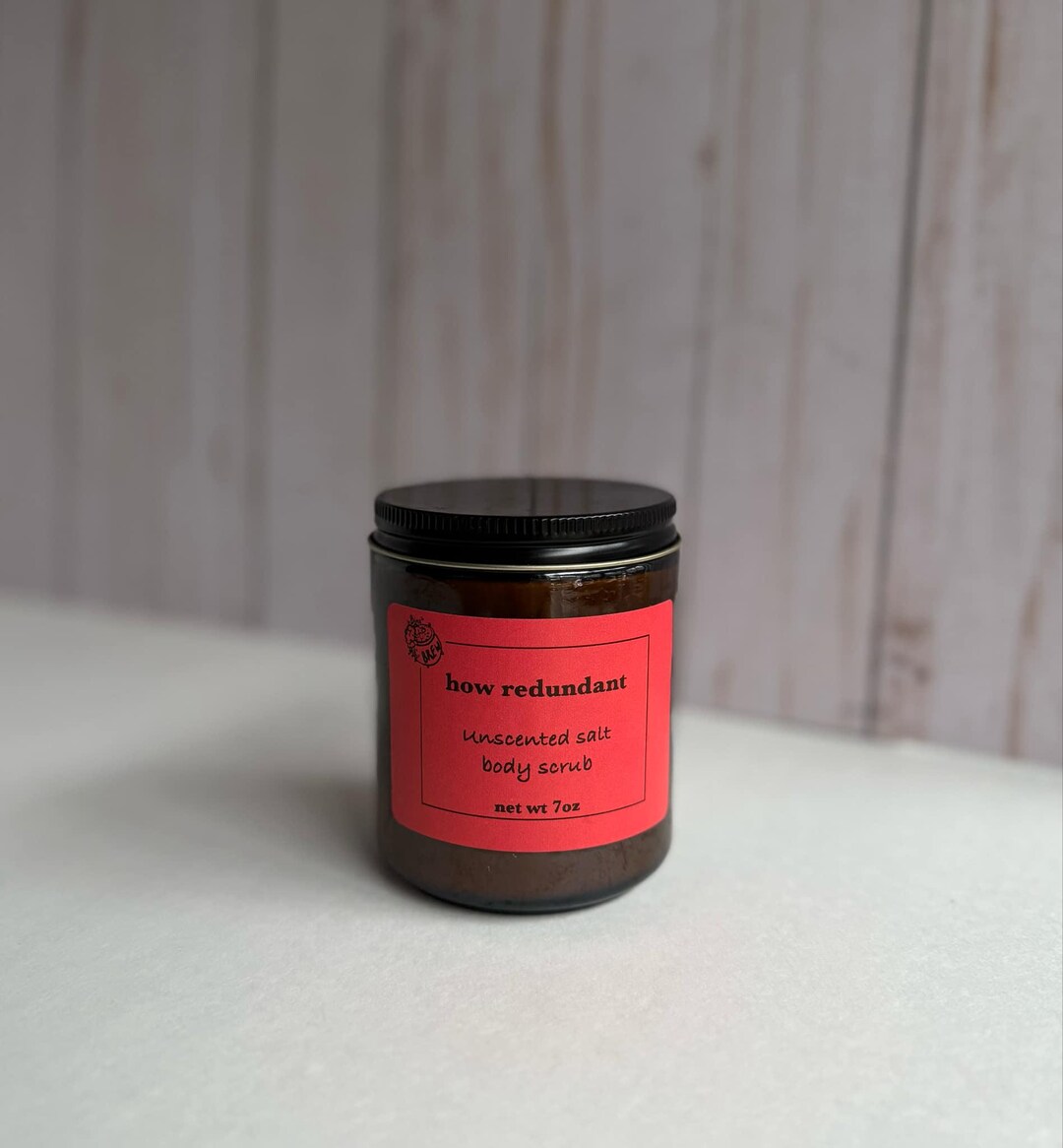 Tallow | Handmade | Natural | Artisan | Unscented Salt Body Scrub - Etsy