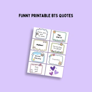 Funny Printable BTS Quotes Bangtan Ot7 Memorable Quotes RM Quote Jin ...