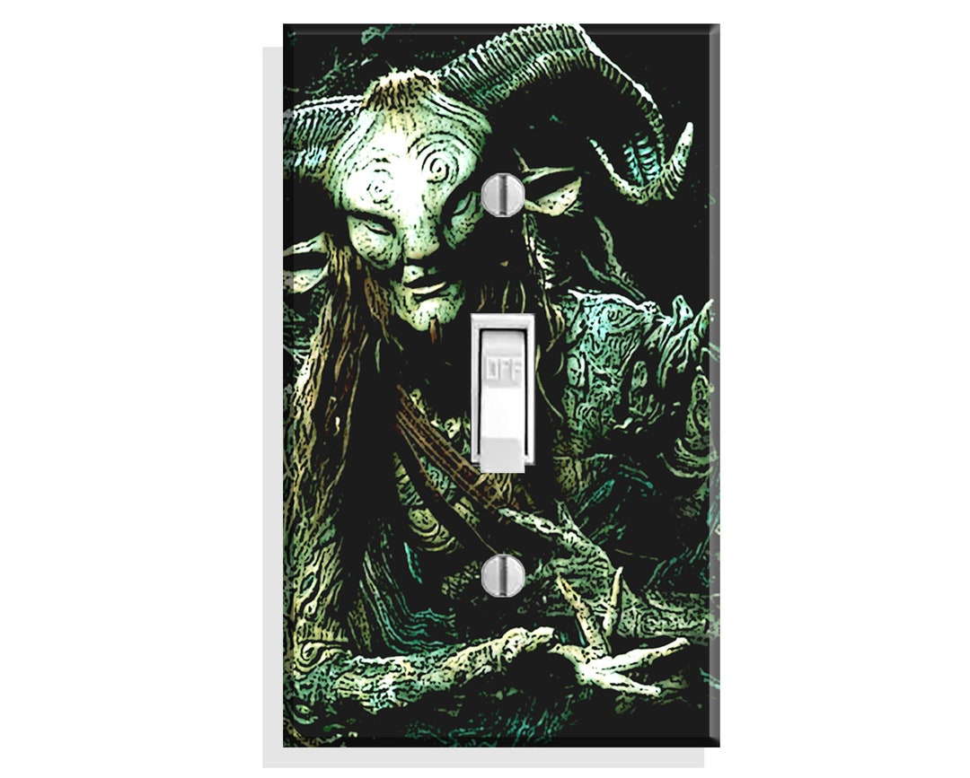 Single Toggle Decorative Horror Themed Light Switch Cover Plate ...