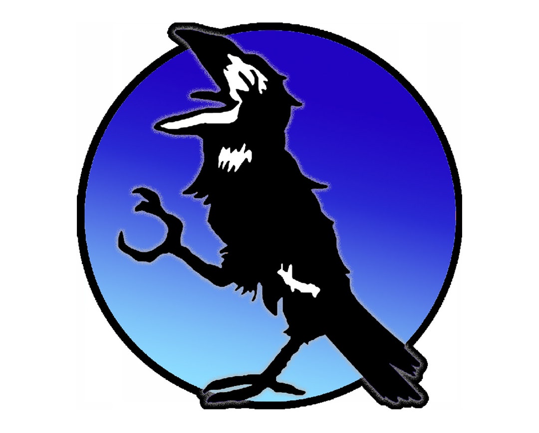 Wake of the Flood Rook Crow Vinyl Decal Sticker - Etsy