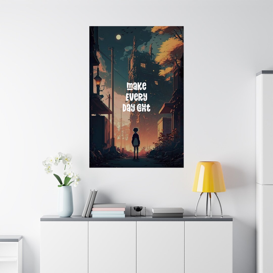 Make Every Day Count Poster Inspirational Art Print Motivational Wall ...