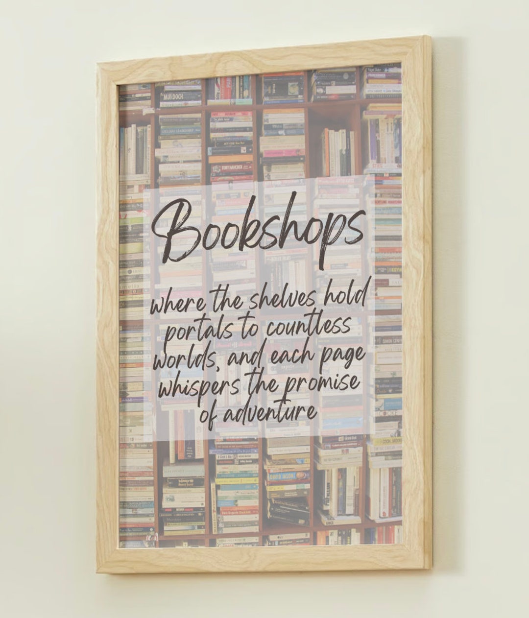 PRINTABLE Where Stories Begin Bookshop Quote Print Digital Download for ...