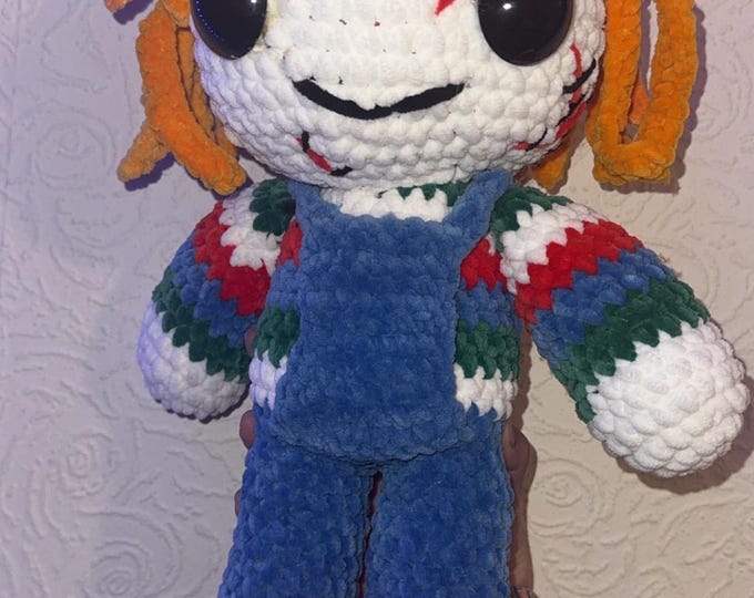 Hand Crochet Chucky Horror Doll/horror/ Chucky/ Gift - Etsy