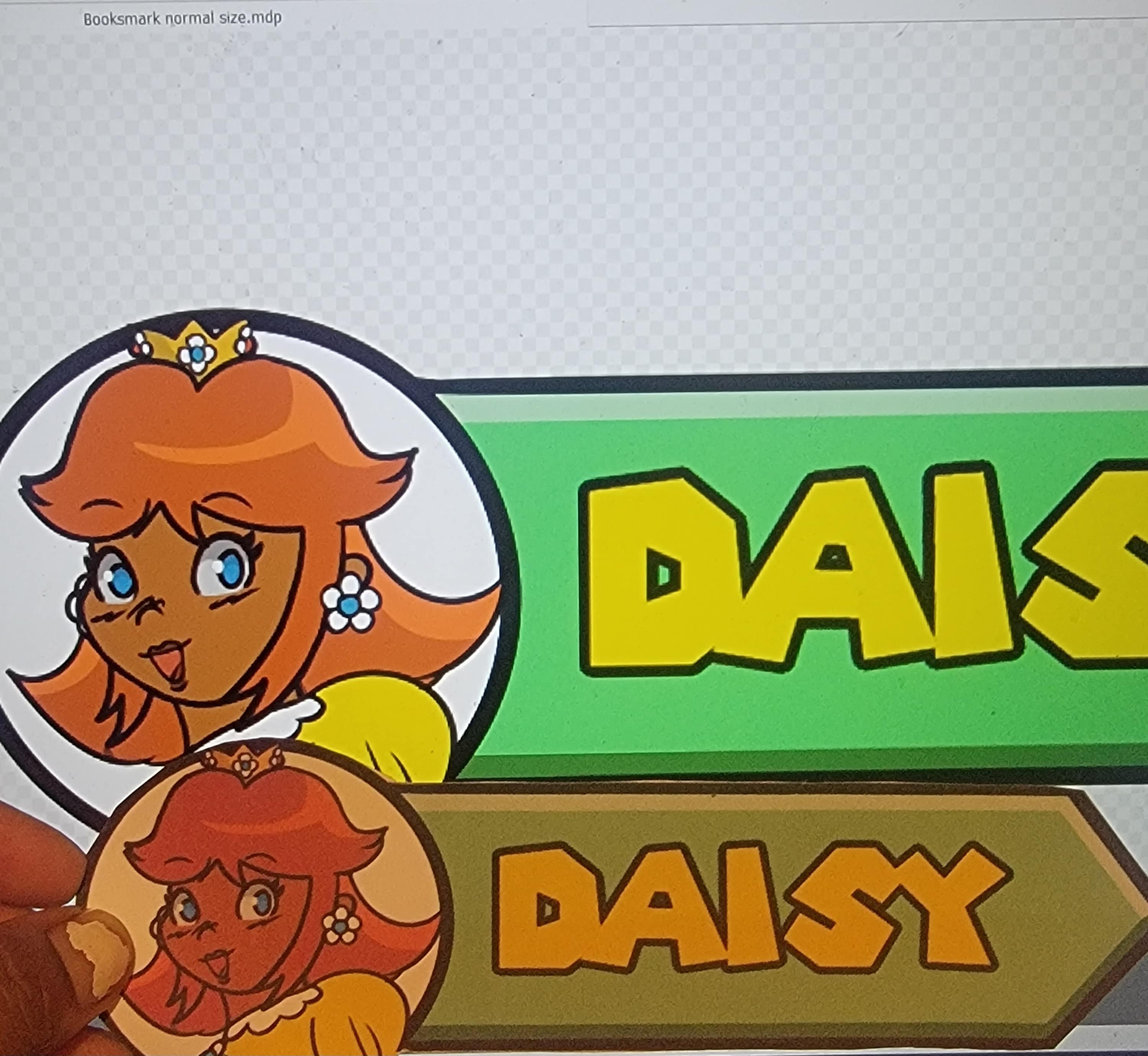 Mario Party DS Inspired Peach and Daisy Bookmarks - Etsy