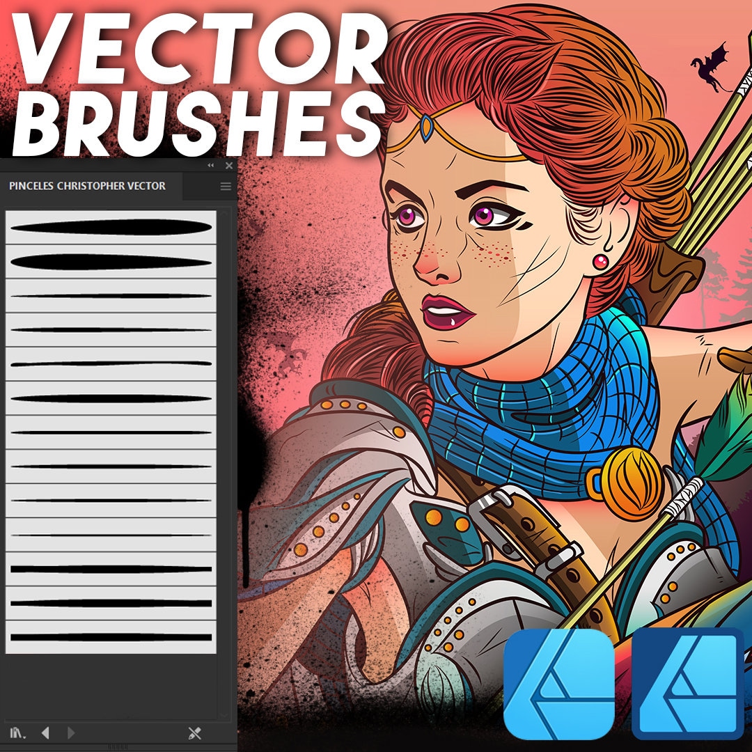 Affinity Brushes, Affinity Contour Brushes, Affinity Designer Brush ...
