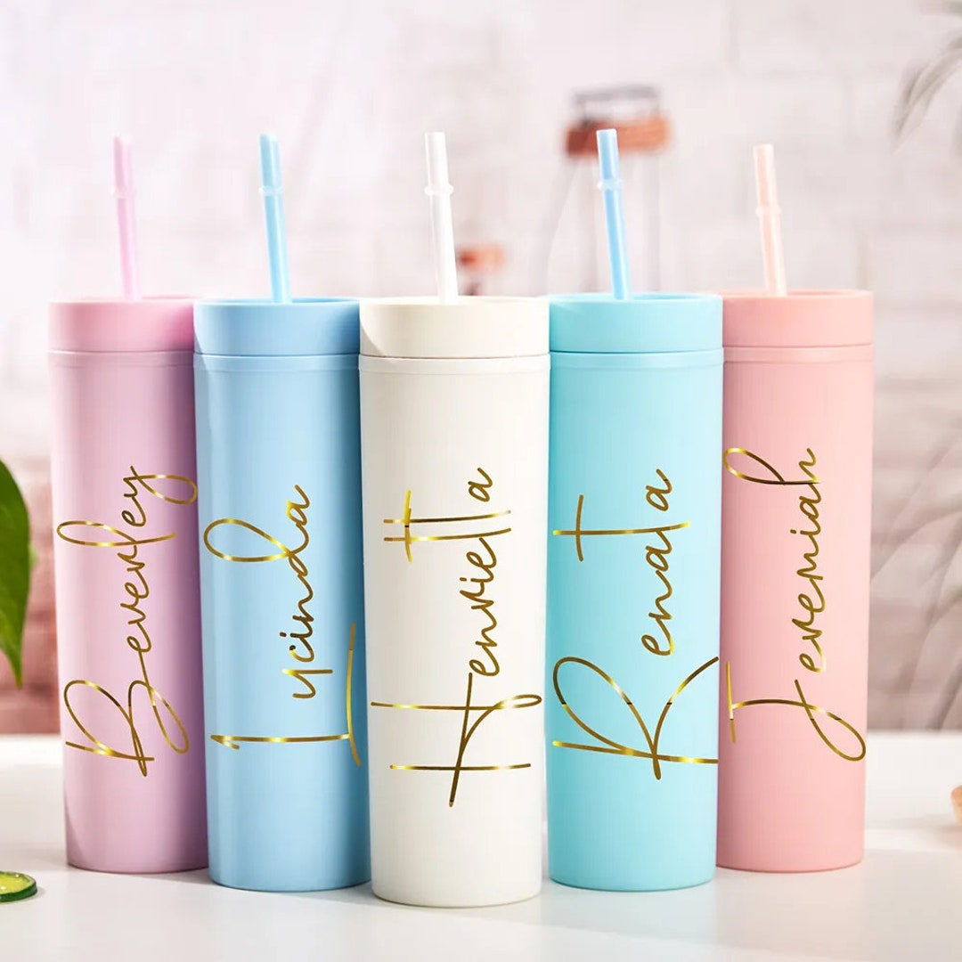 Personalized 16 Oz Acrylic Tumbler Same Lid & Straw Included ...