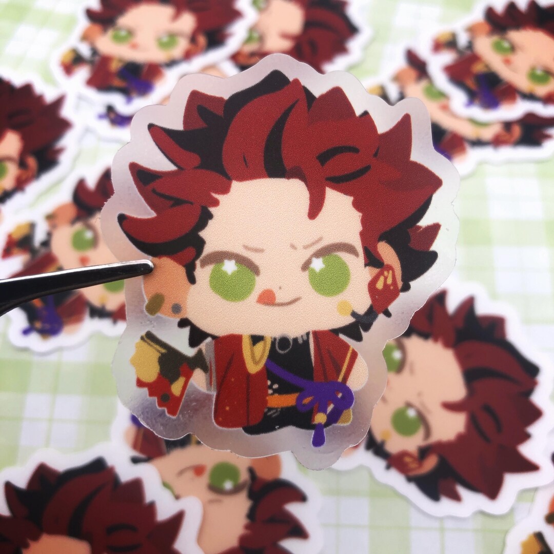 2 Enstars Kiryuu Kuro Clear Vinyl Sticker - Etsy