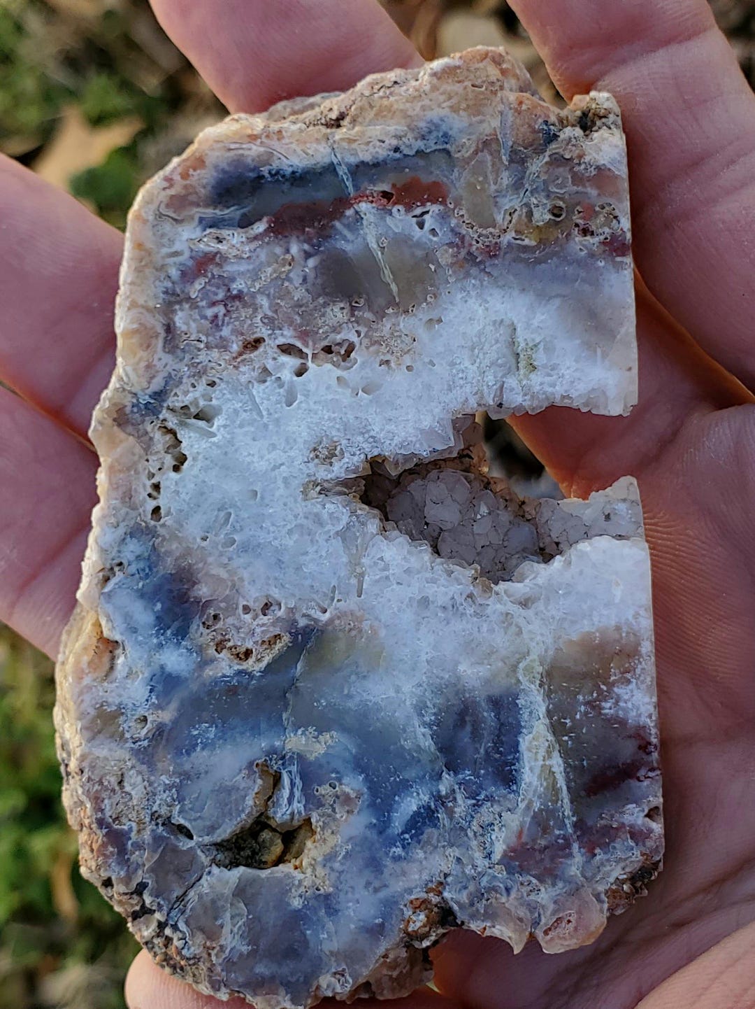 RARE Stunning Tennessee Paint Rock, Free-standing Specimen, With Pretty ...