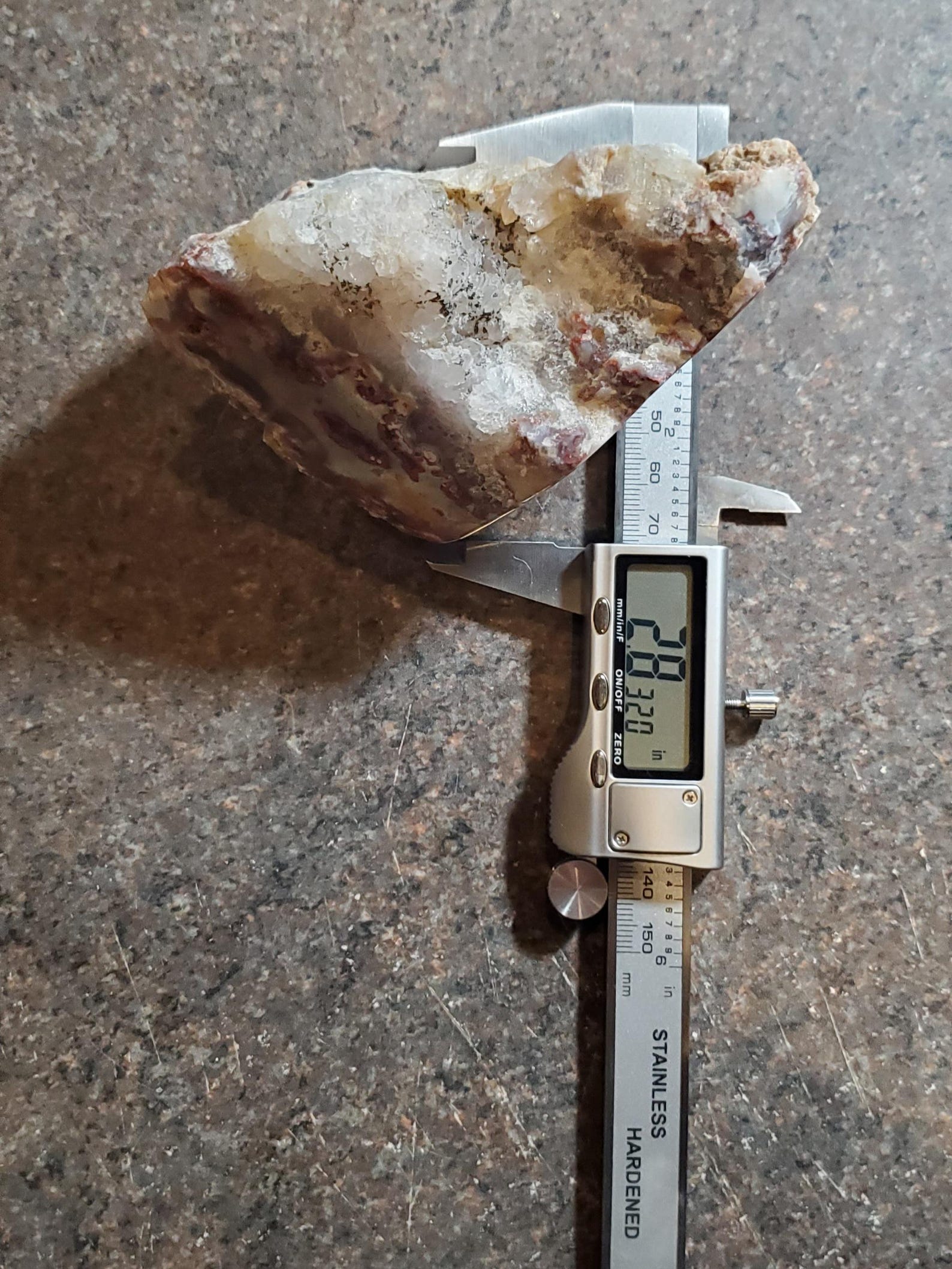 Rare Tennessee Paint Rock Agate Specimen: Polished Freeform Agate ...