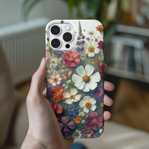 Floral Phone Case - Tough & Stylish Protective Cover, Flower Design ...