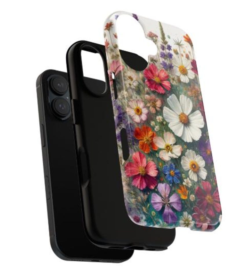 Floral Phone Case - Tough & Stylish Protective Cover, Flower Design ...