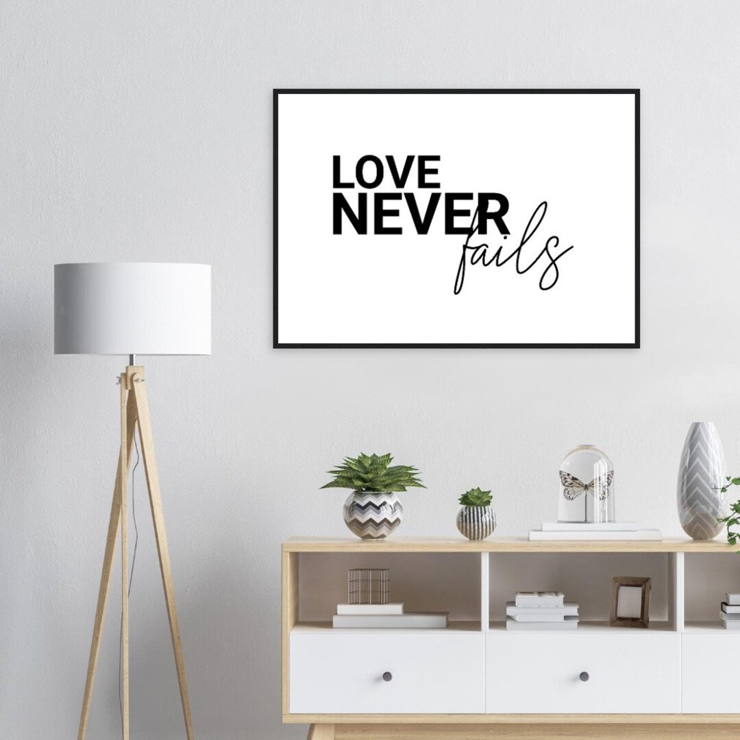 Inspirational Bible Verse Framed Poster - Etsy