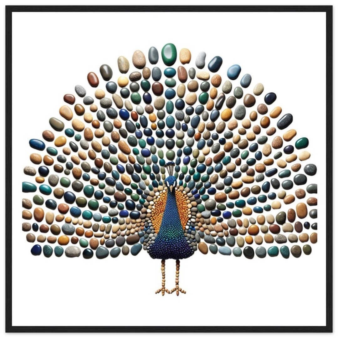 Poster Peacock Wall Art Peacock Wall Decor Animals - Premium Matte ...