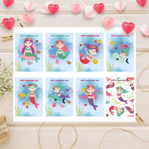 Instant Download Printable Valentine Cards for Kids, School Valentine ...