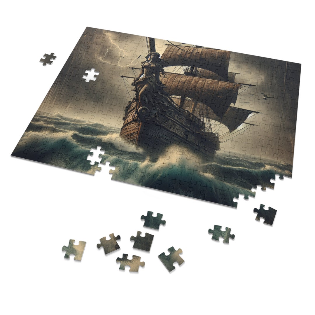 Pirate Ship Jigsaw Puzzle Set - Etsy