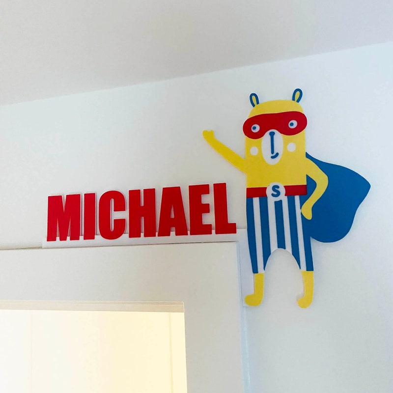 Superhero Door Sign - Etsy