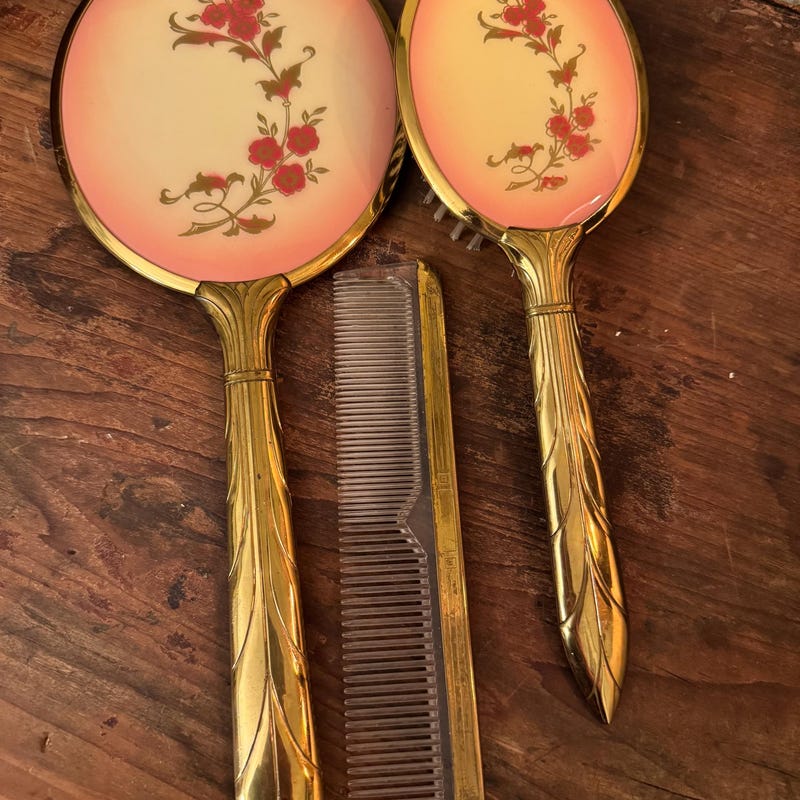 Comb and Brush Set - Etsy