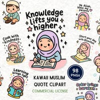 Islamic Goodnotes Stickers, Islamic Digital Planner Stickers, Hijab ...