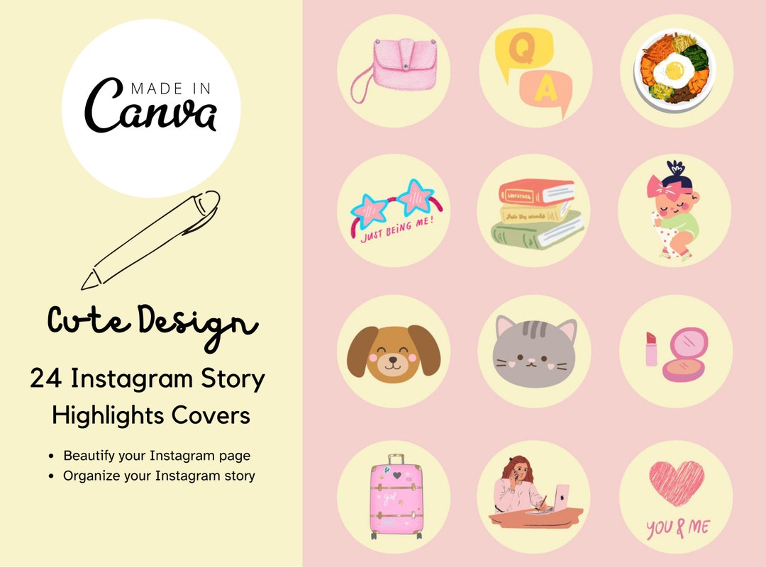 24 Instagram Story Highlight Covers, Cute Instagram Highlight Covers ...