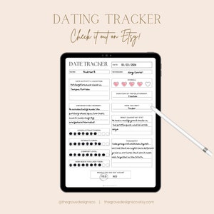 Love Journey | Digital Dating Tracker, Printable Dating Tracker, Dating ...