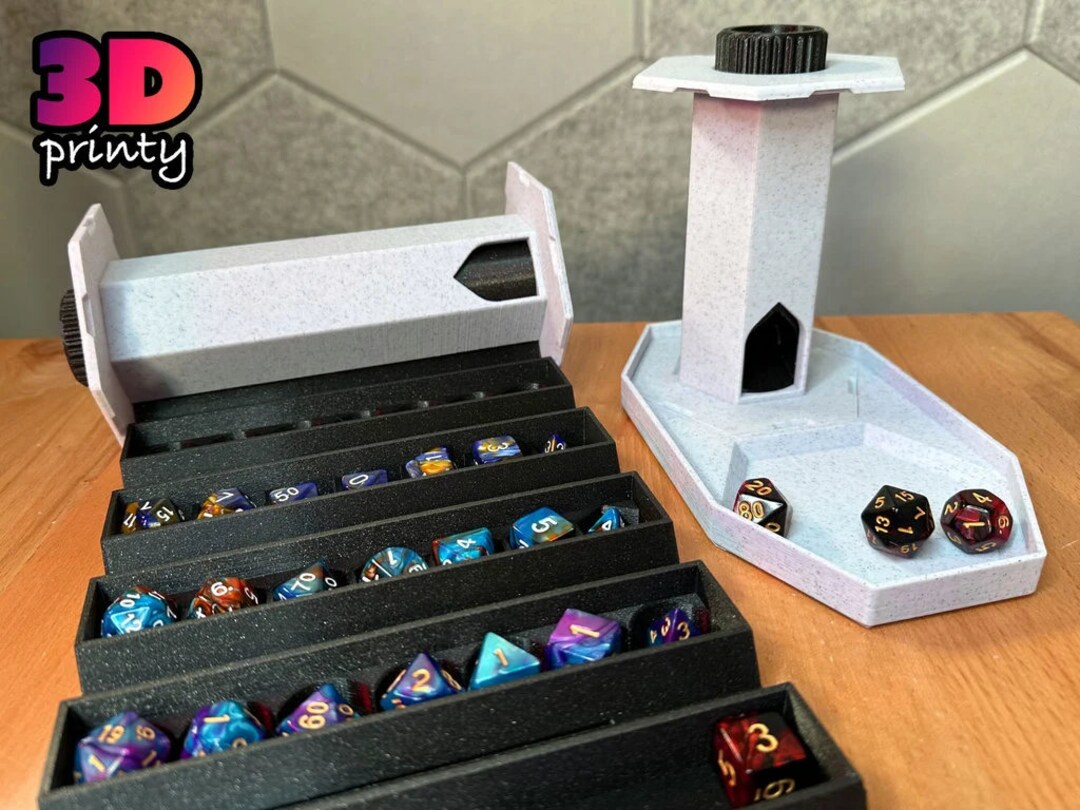 Dice Storage With Dice Tower Center - Etsy