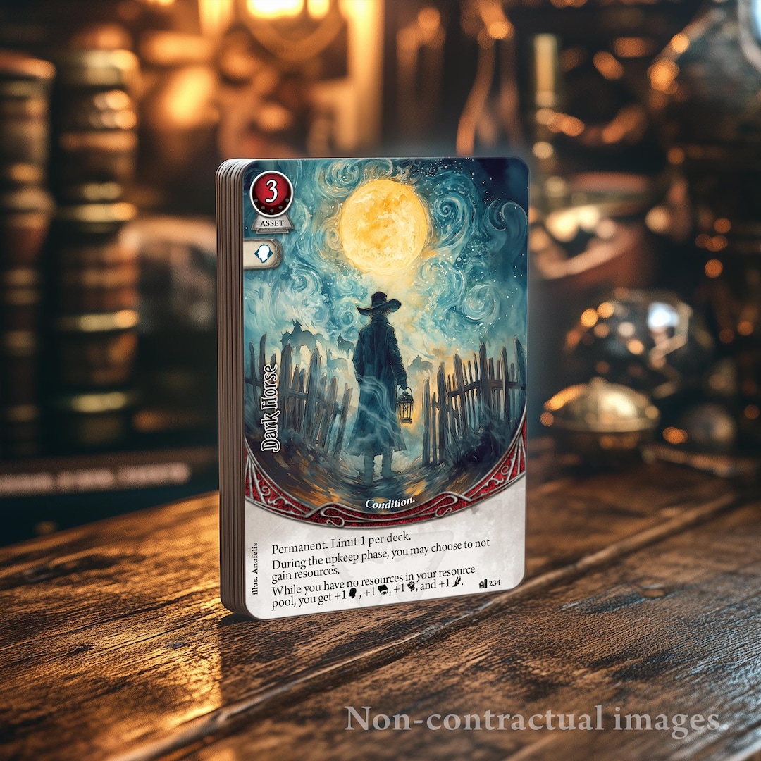 Dark Horse (asset) - Compatible With Arkham Horror LCG - High Quality ...