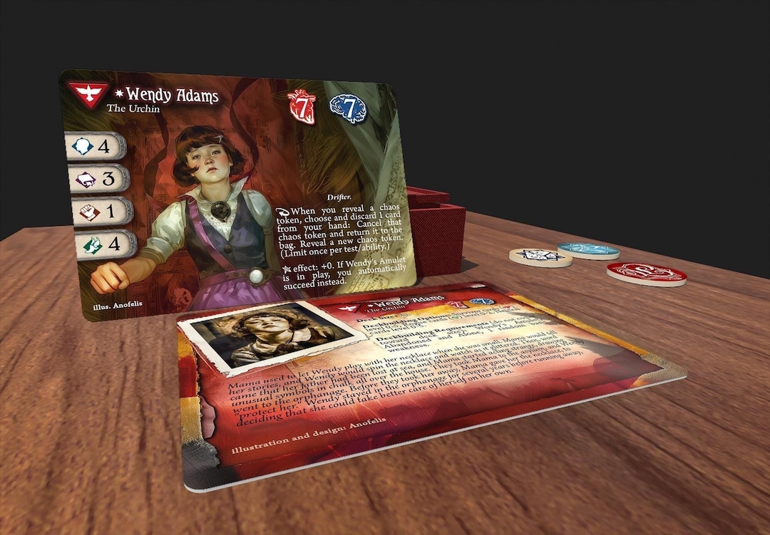 Wendy Adams (glitter Edge) - Compatible With Arkham Horror LCG - Custom ...