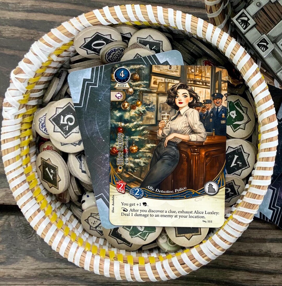 Alice Luxley LIMITED Pre-order Arkham Horror LCG Custom Full-art - Etsy