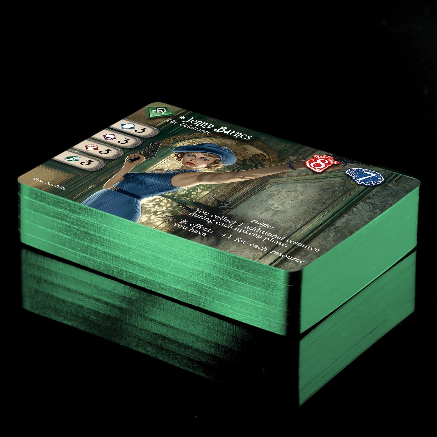 Jenny Barnes (glitter Edge) - Compatible With Arkham Horror LCG ...