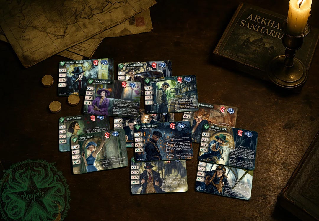 Rogue Full Serie (12x Cards - Glitter Edges) - Compatible With Arkham ...