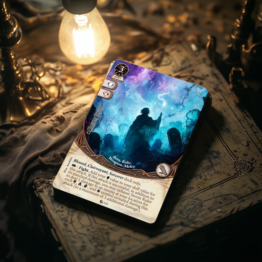 Storm Ruler 4XP (asset) - Compatible With Arkham Horror LCG - High ...