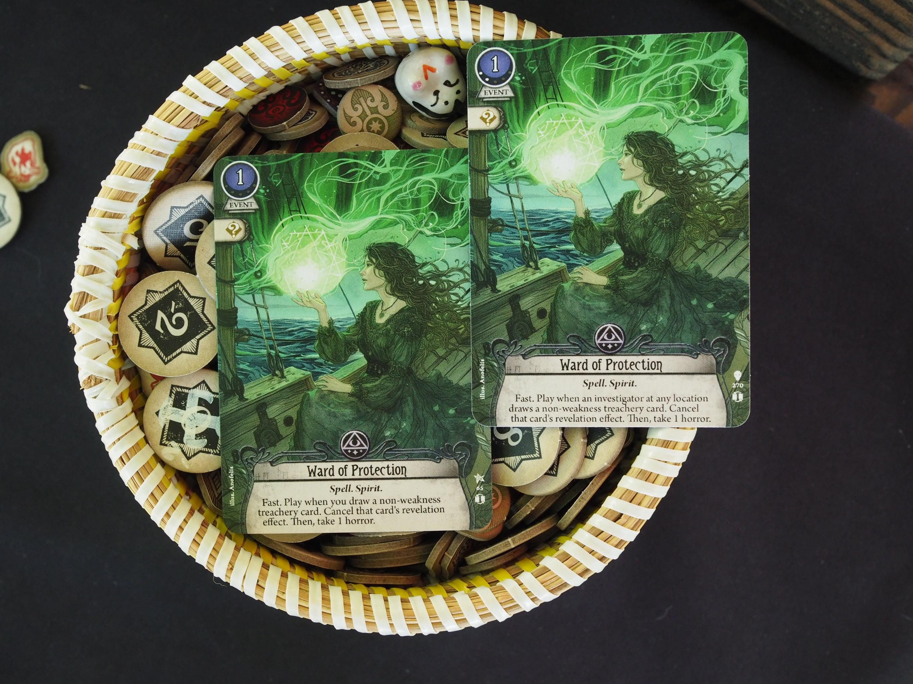 Ward of Protection flip4xp Arkham Horror LCG Custom Full-art Promo ...