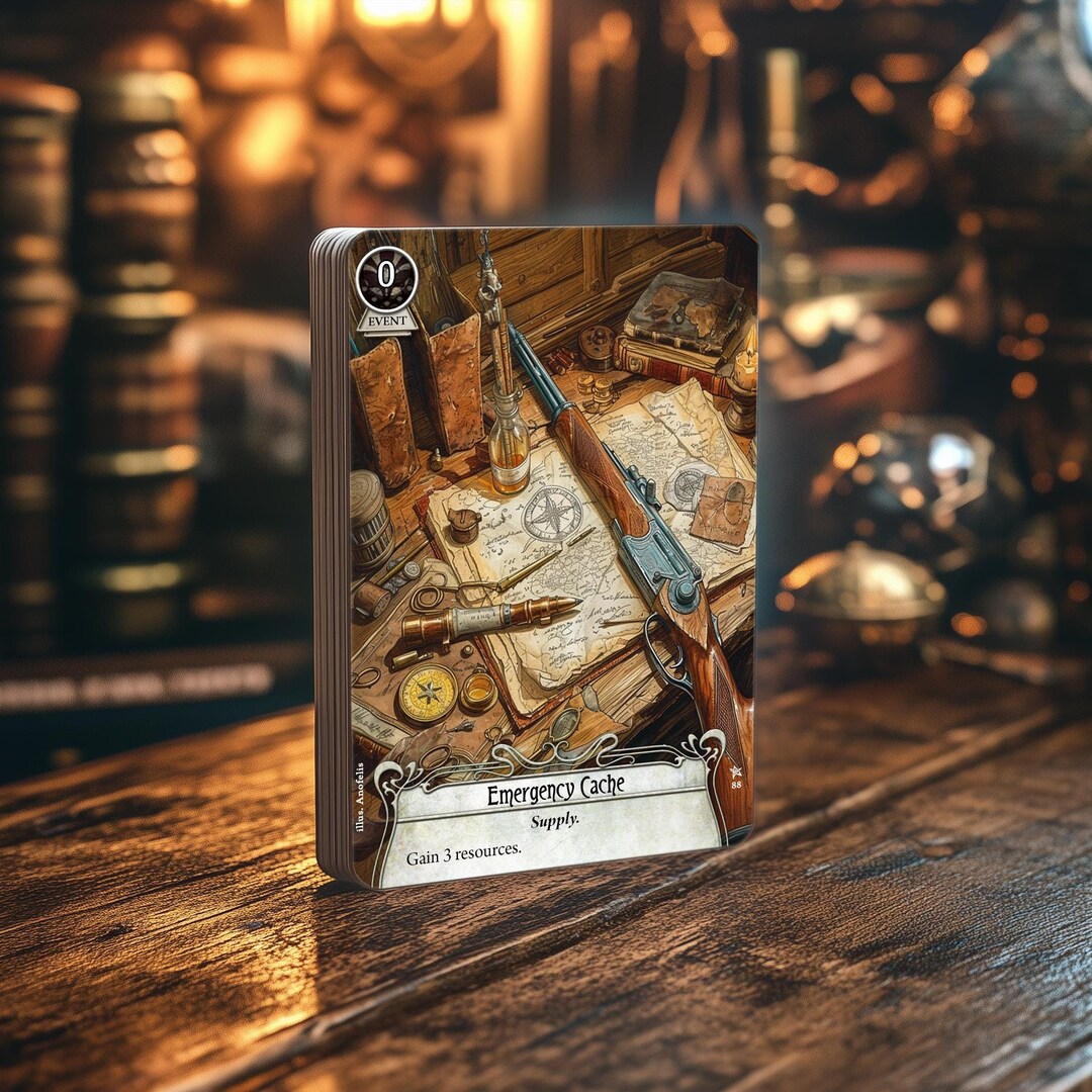 Emergency Cache (event) - Compatible With Arkham Horror LCG - High ...