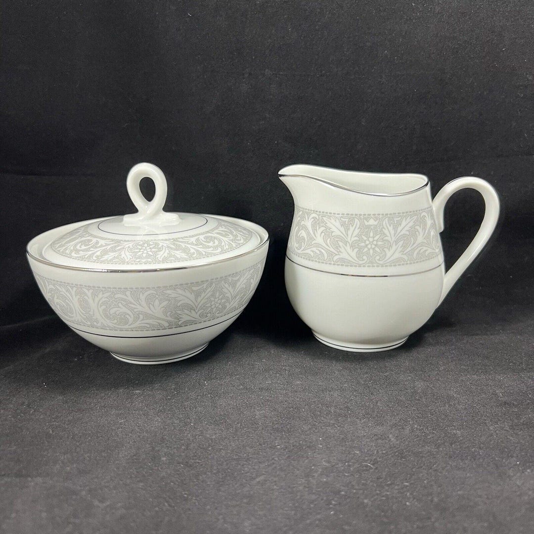 Vintage W Dalton Imperial China Whitney Pattern Cream and Sugar Dish ...