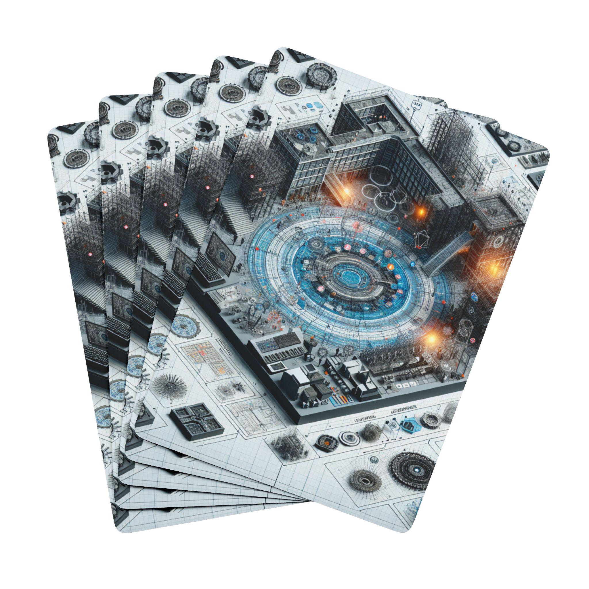 The Digital Blueprint Deck, Playing Cards, Unique Gift for Gamers ...