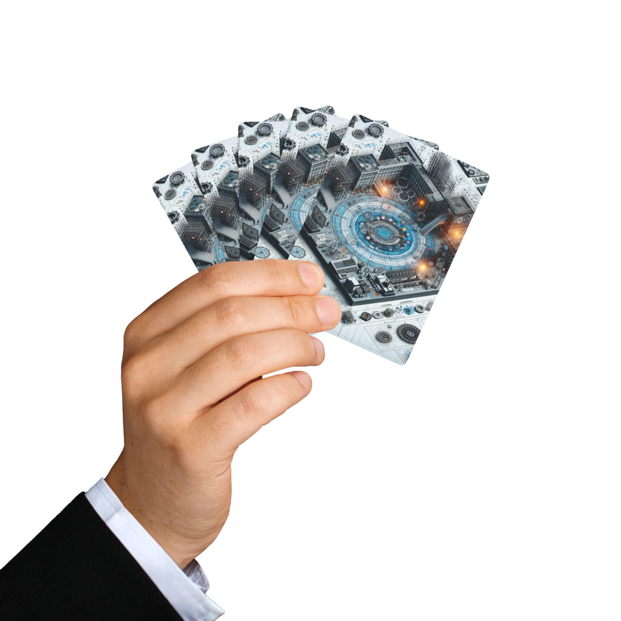 The Digital Blueprint Deck, Playing Cards, Unique Gift for Gamers ...