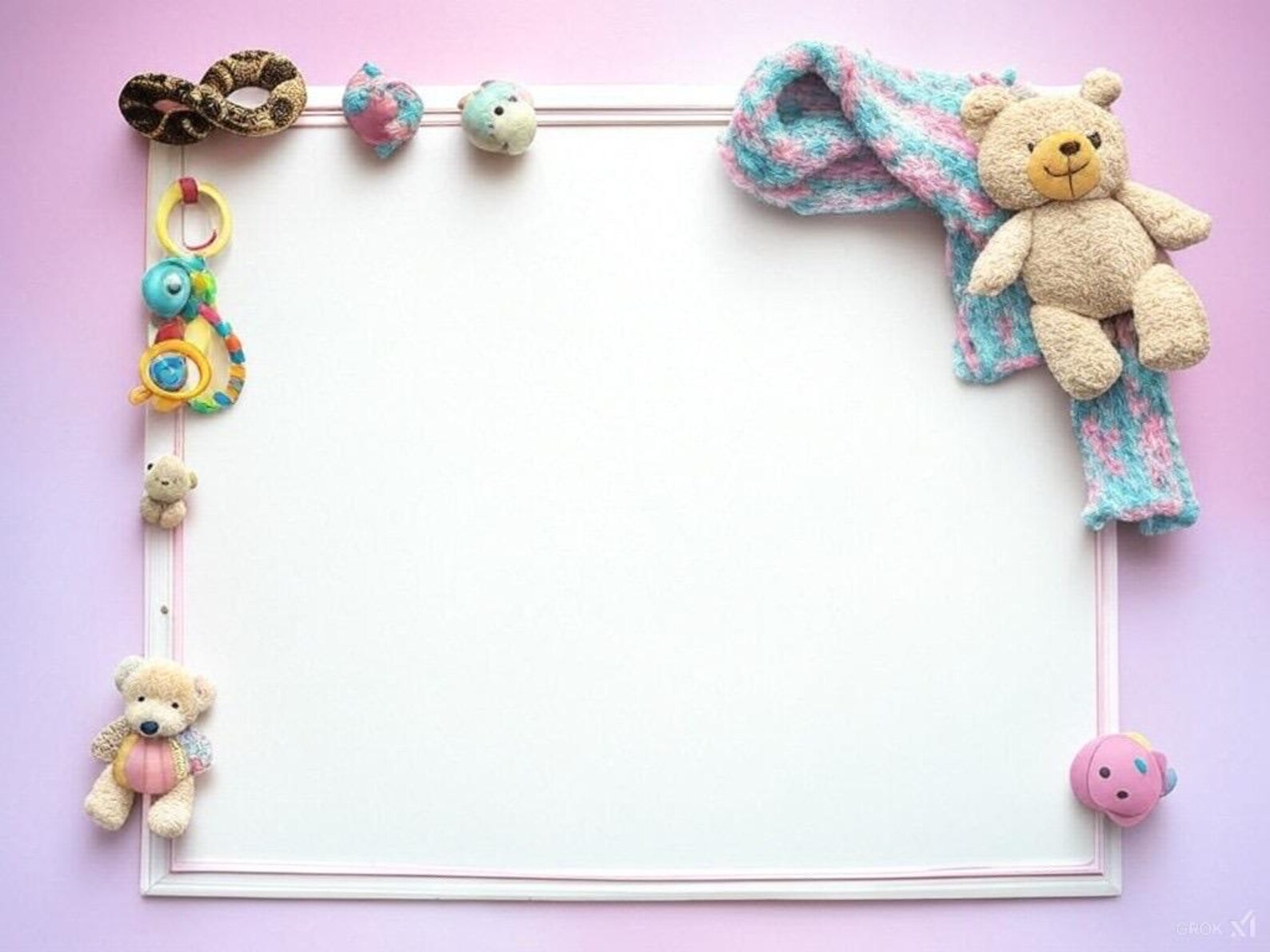 5 Digital Cards With Gender Neutral Frames and Fully Customizable Text ...