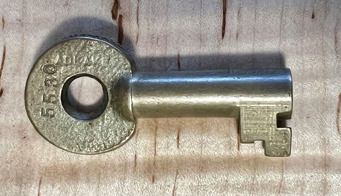 Antique Original Penn Central PCRR Adlake Brass Barrel Railroad Lock ...