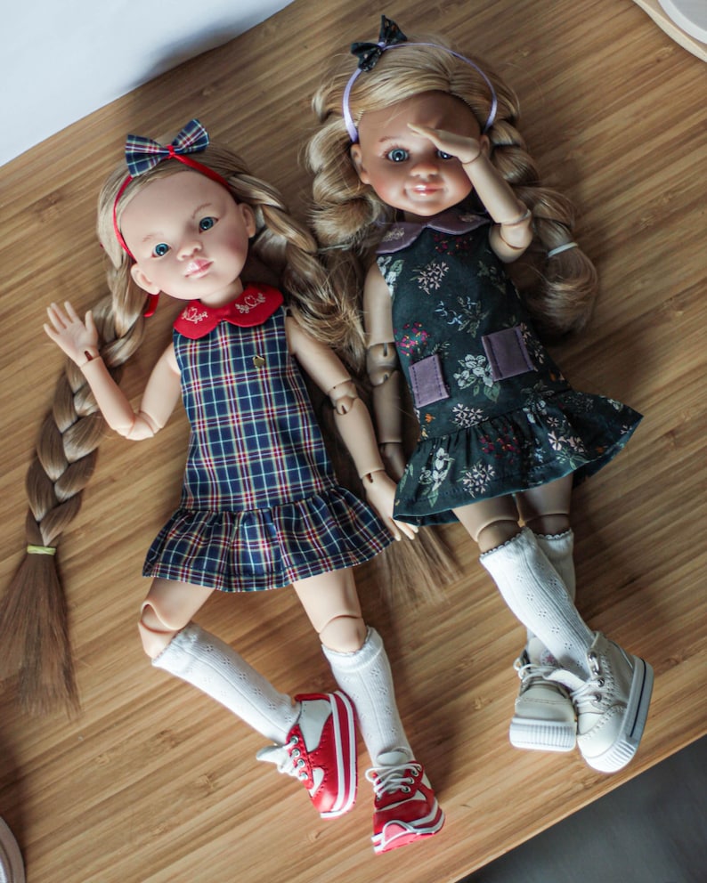 Rustic Doll Dress: Cotton Clothes Outfit for 13-14 Inch Paola Reina ...