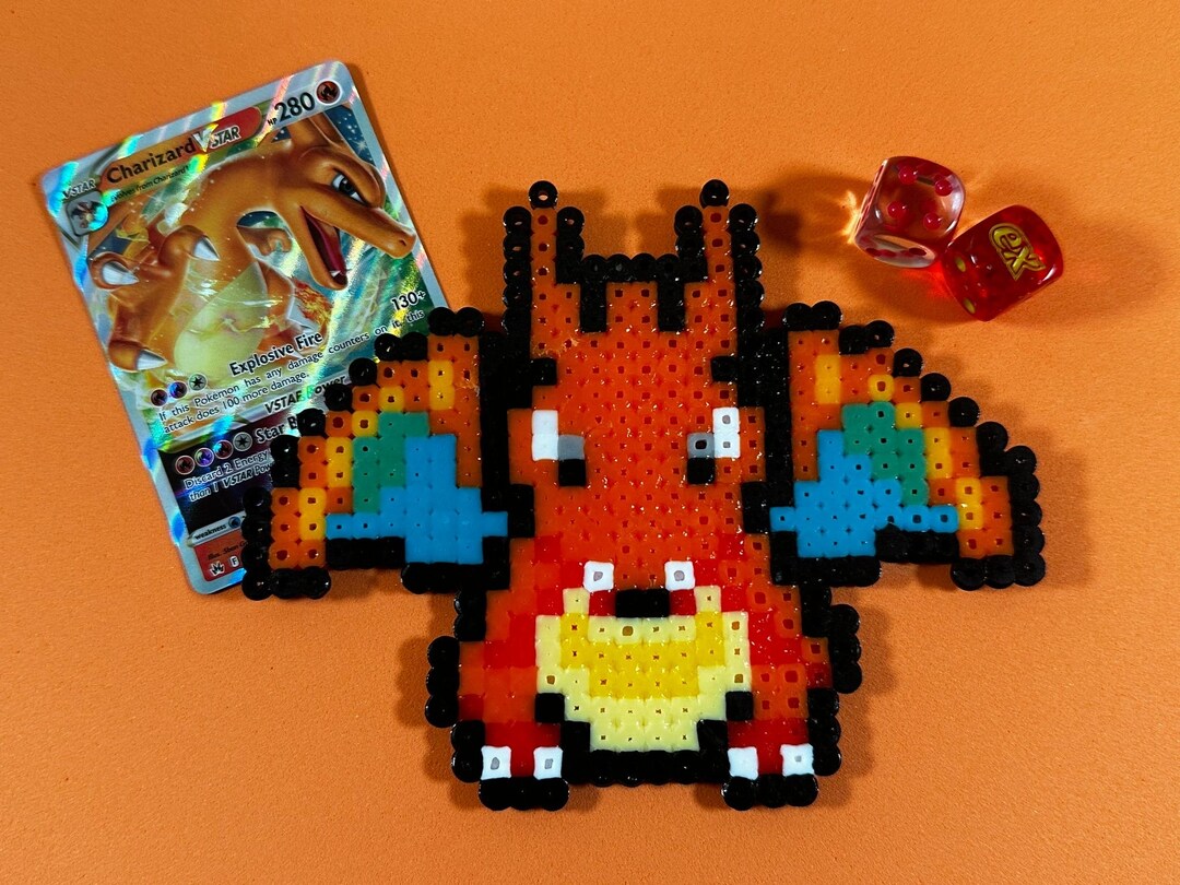 Charizard Hama Bead Pokémon Art - Etsy