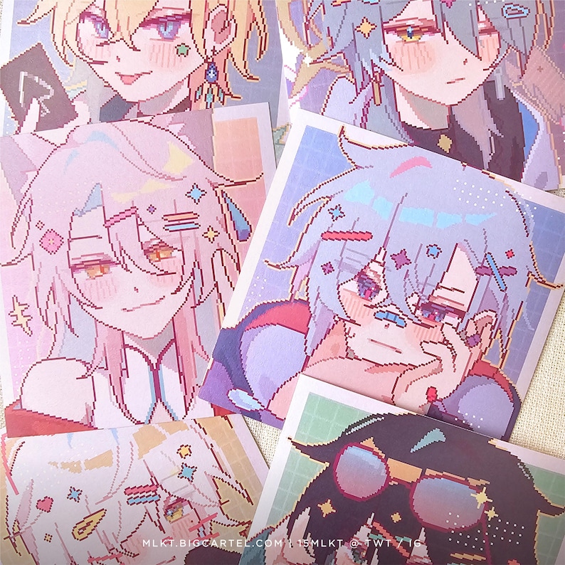 HSR | 5 X 5 Pixel Art Prints - Etsy