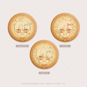 HSR | Amphoreus Cookie Plush Buttons - Etsy
