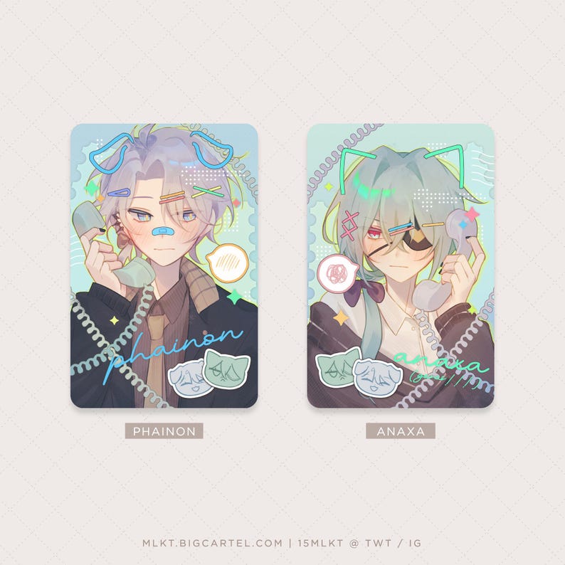 HSR | Phainaxa Photocard Set - Etsy