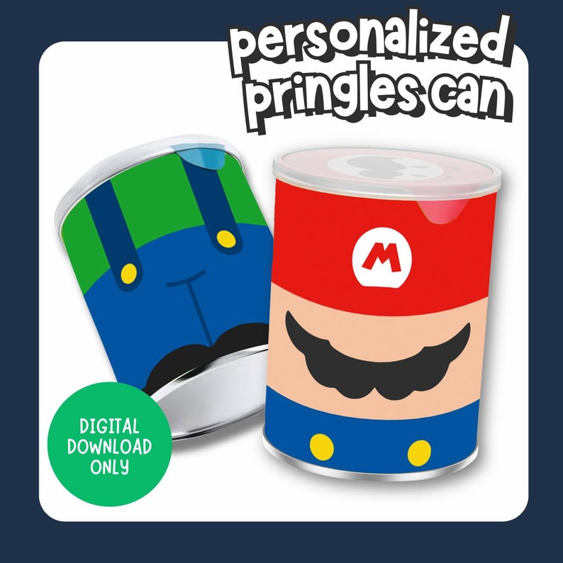 Personalized Custom Mario SVG PNG Kart Bros Luigi Wario Birthday ...