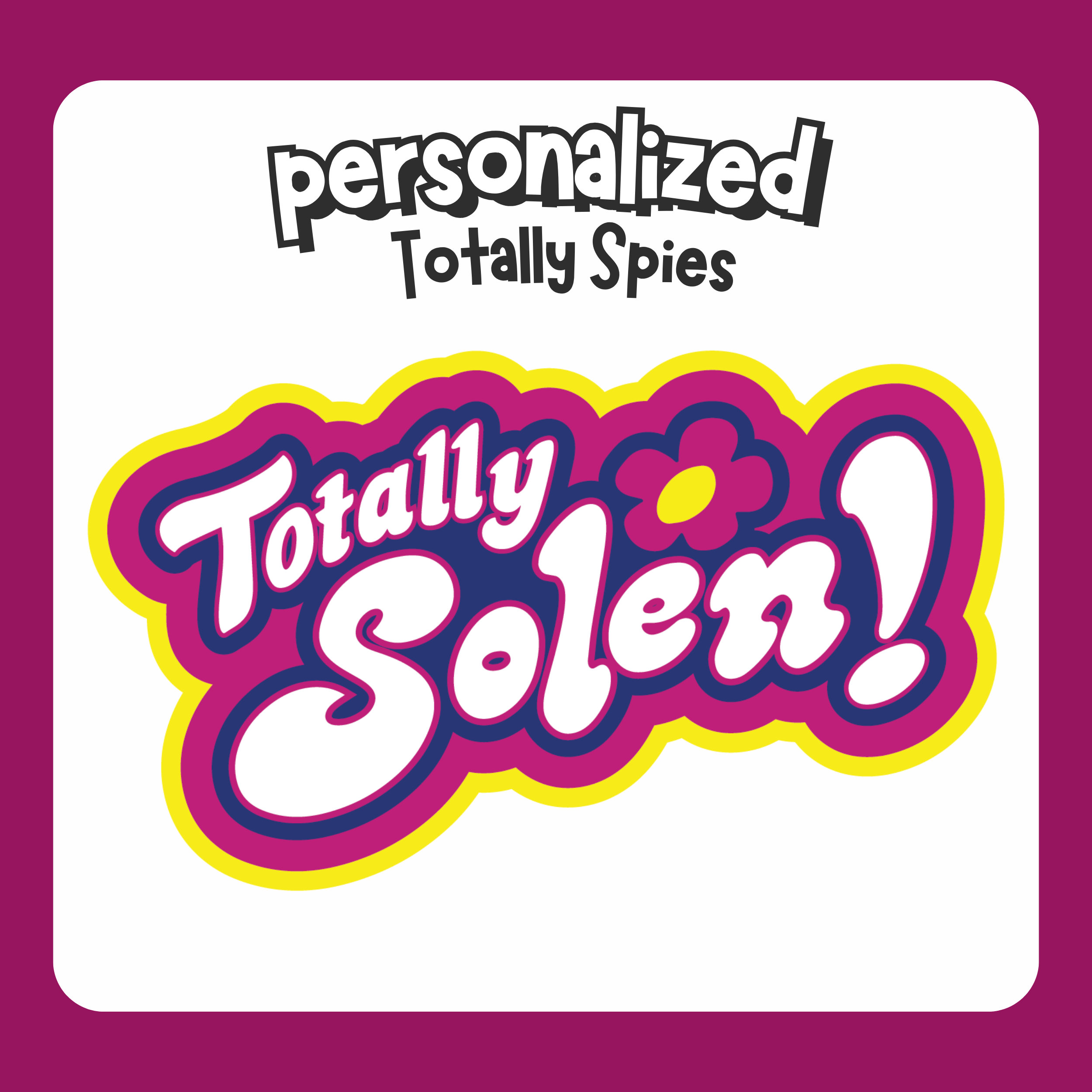 Personalized Totally Inspired Spies PNG SVG Bundle Font Clipart Letters ...