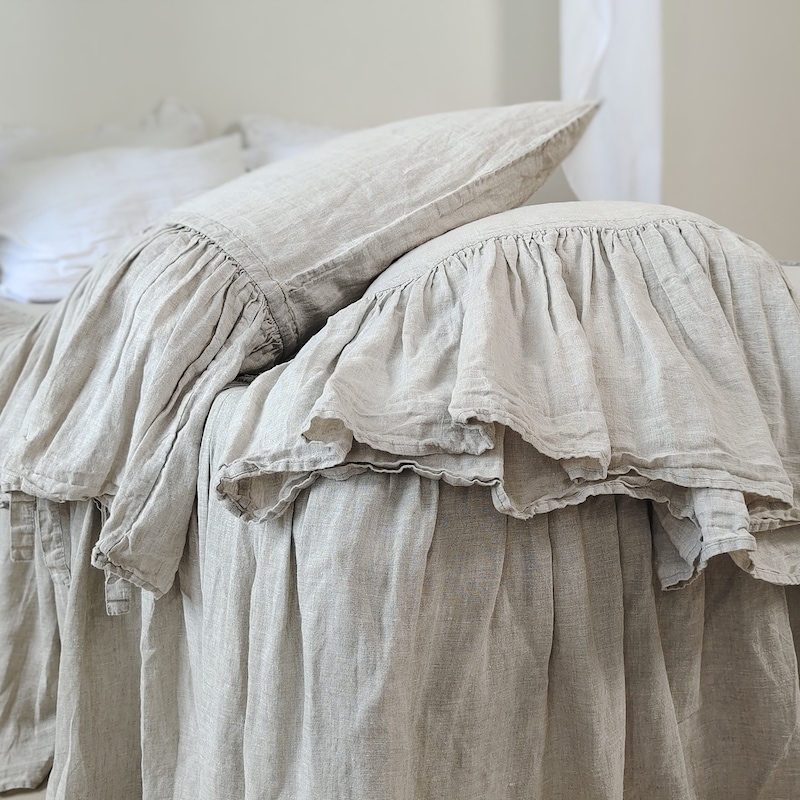 Ruffled Bedding - Etsy