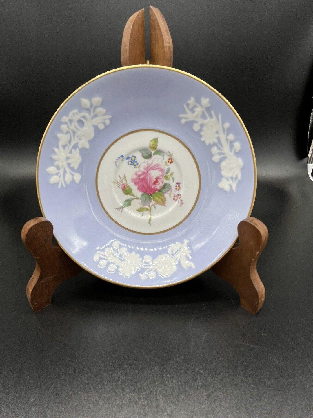 Spode Copeland Maritime Rose Blue Tea Saucer 5.5" Diameter England - Etsy