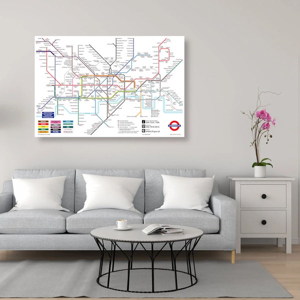 Tube Map - Etsy UK